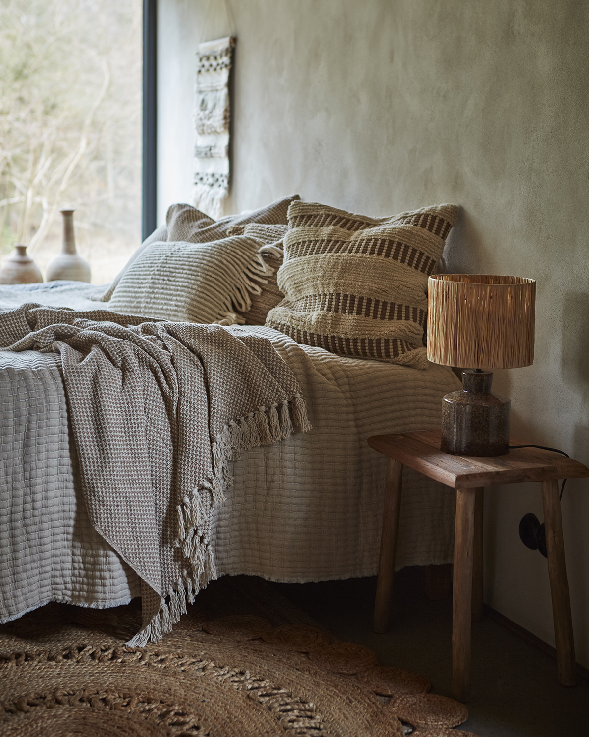ANNA Filt, Beige/elfenben | Affari of Sweden