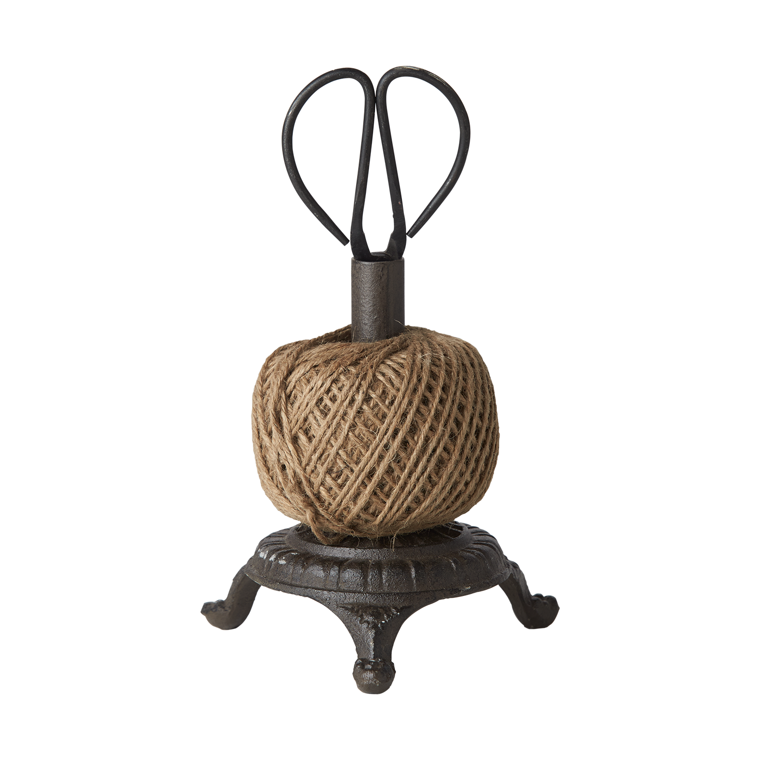 BIND String holder with scissor, Black/natural | Affari of Sweden