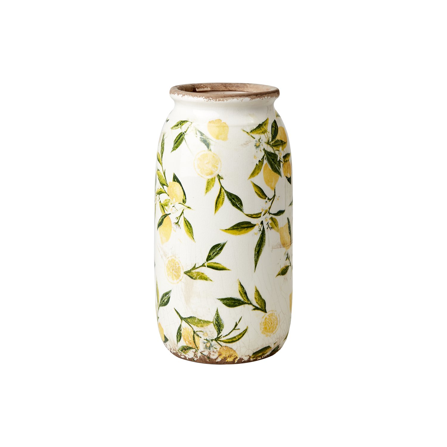 LEMONA Urn S, White/green/yellow | Affari of Sweden