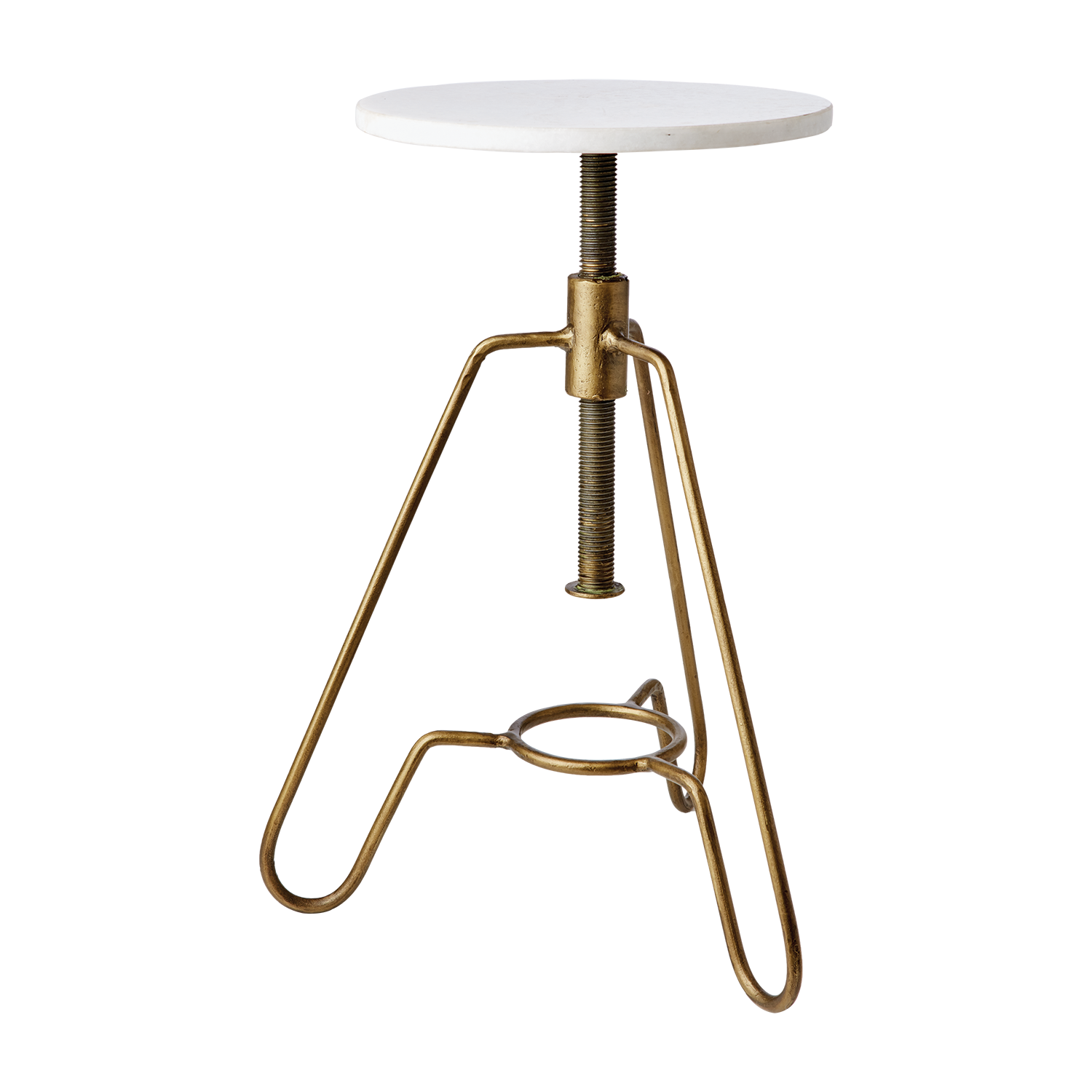 MILAN Stool, Brass colour | Affari of Sweden