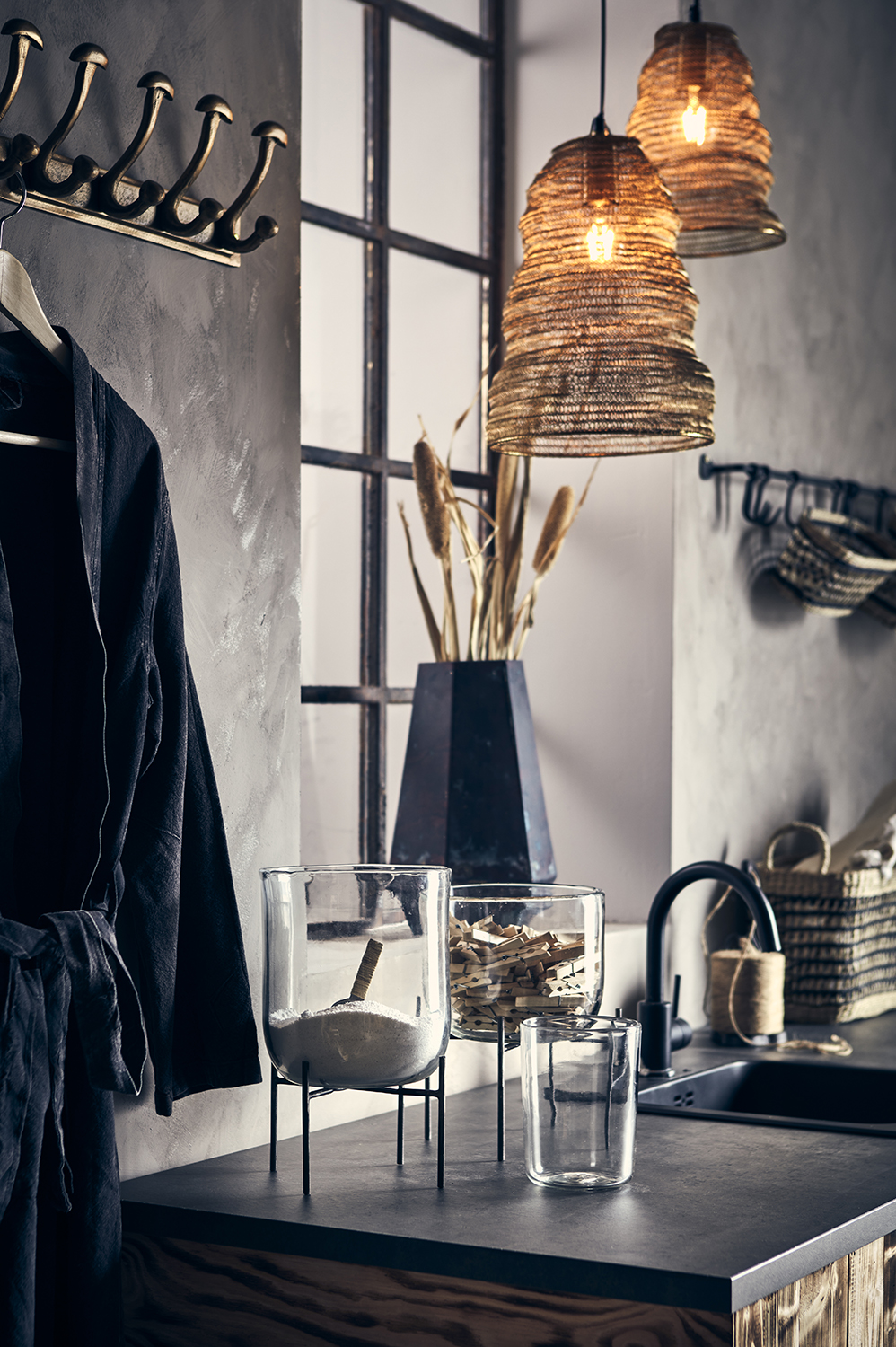 STANLEY Stand, Black/grey | Affari of Sweden