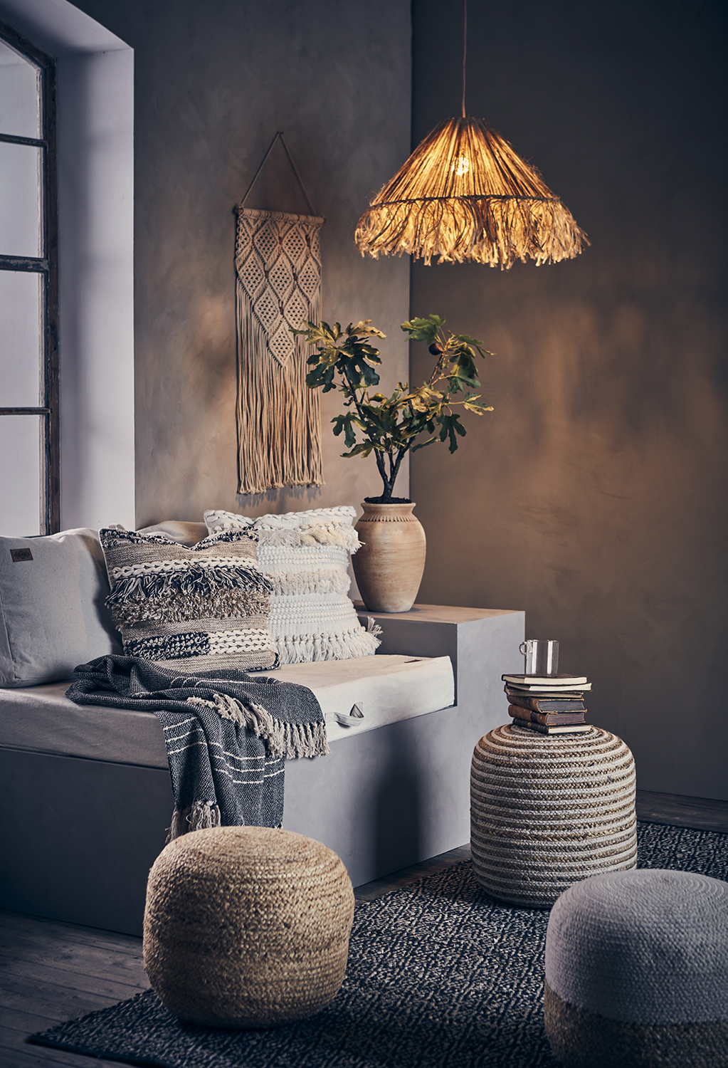 NEST Lamp shade, Natural | Affari of Sweden