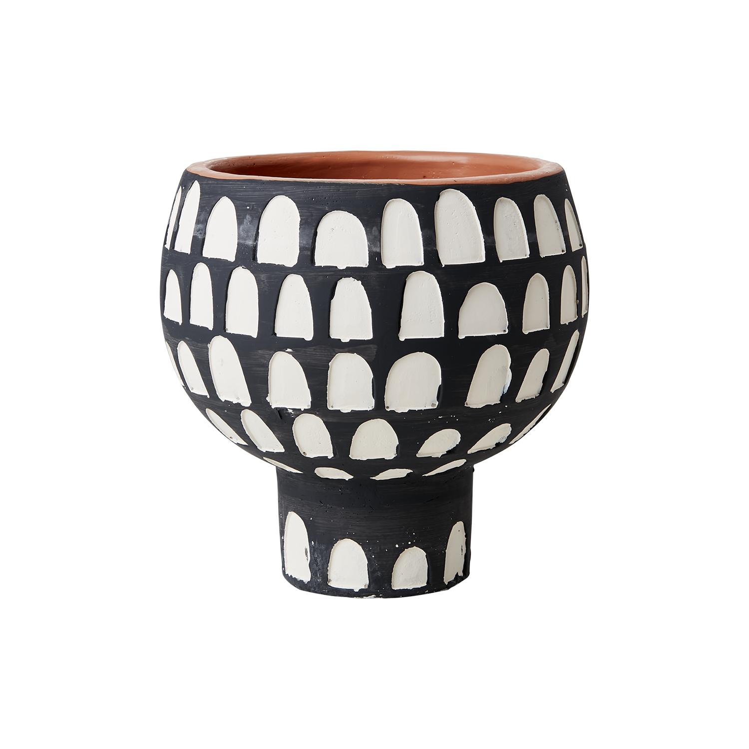 CAMILLE Kruka S, Svart/vit | Affari of Sweden