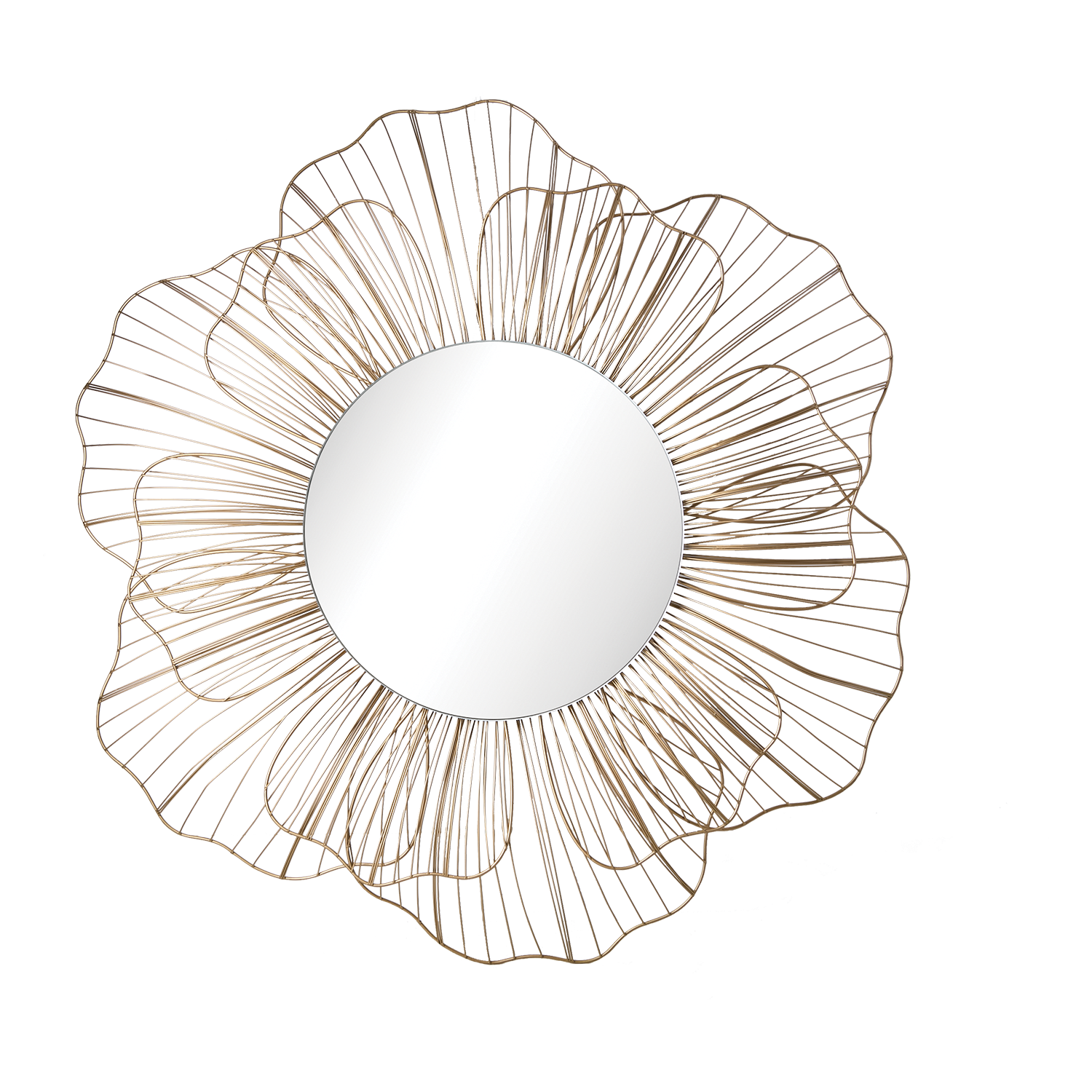 LISA Mirror, Gold colour | Affari of Sweden