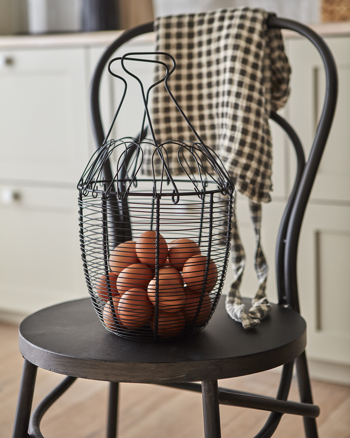 WIRE Basket, Black | Affari of Sweden